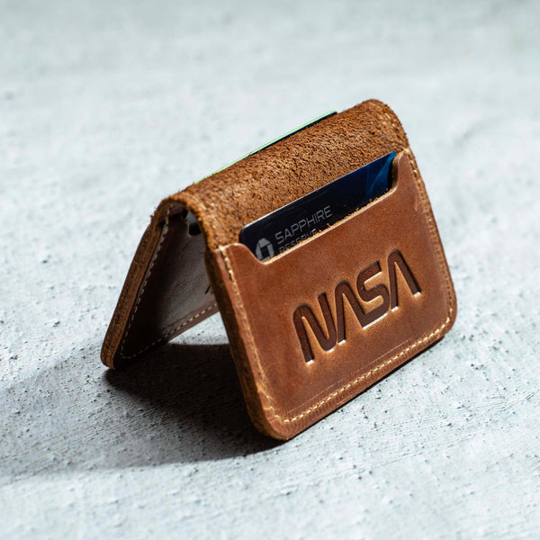 The Nasa Gates Full Grain Leather Wallet - Holtz Co.