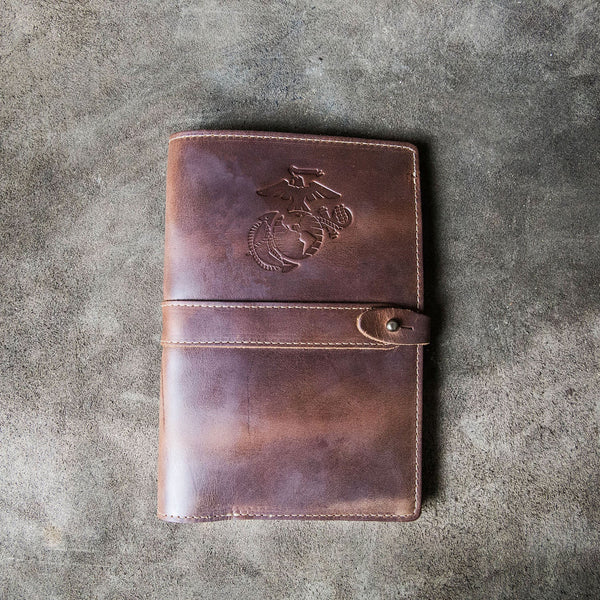 The Officially Licensed Marine Corps Leather A5 Journal Diary Moleskine ...