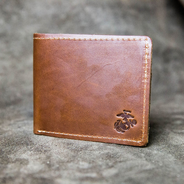The Officially Licensed Marine Corps Mens Bifold Wallet - Holtz Co.
